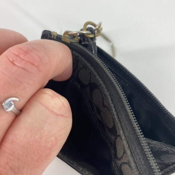 Coach | Bags | Coach Black Coin Purse Wallet | Poshmark